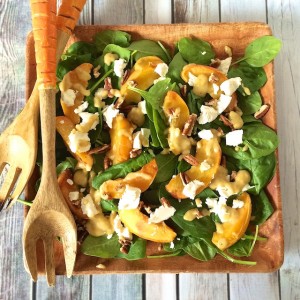 Roasted Peach Salad