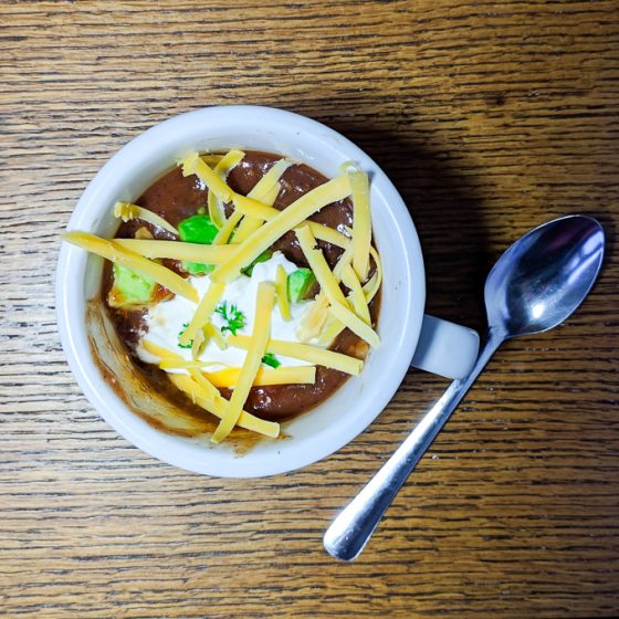 3-Ingredient Microwave Mug Chili